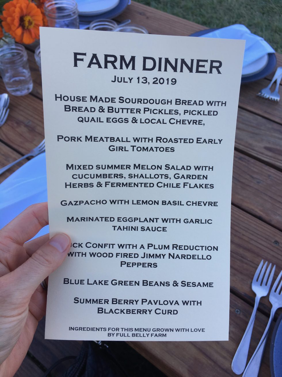 Full Belly Farm Dinner and eggplant – Hungry Hungry Hippie